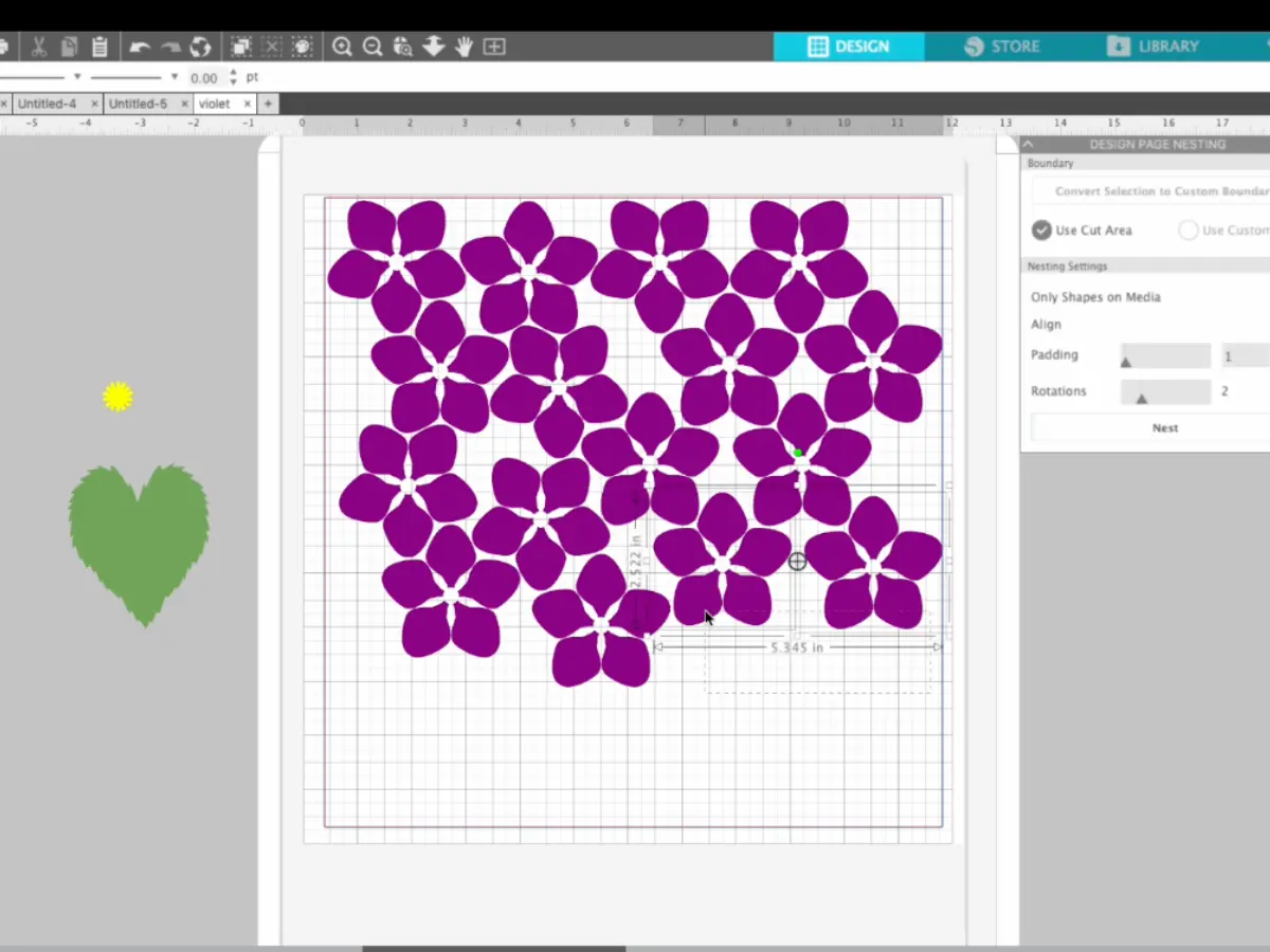 3D Violet Flower SVG (Free Download for Cricut & Silhouette)