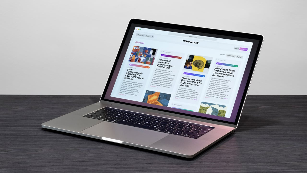 Leon Brown — Work → Tessian Labs, 2022