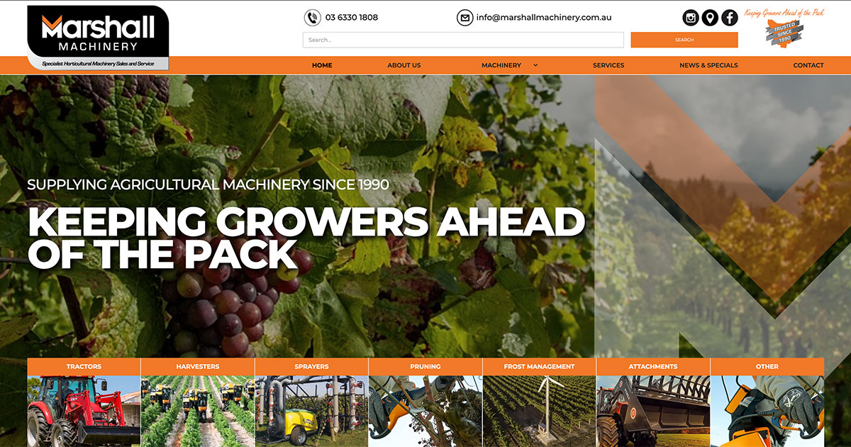 Marshall Machinery - Innovations in Agriculture