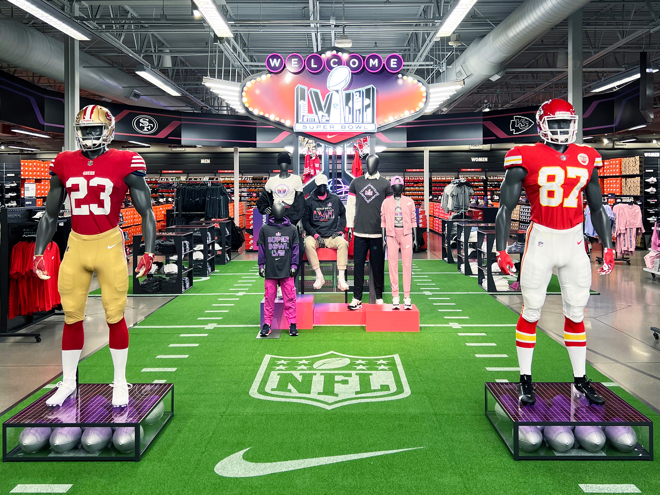 Super Bowl LVIII Retail Display Case Study | Infinity Images