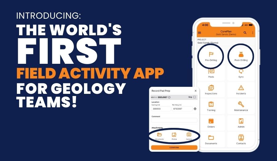 Introducing the world's first field activity app for geology teams!