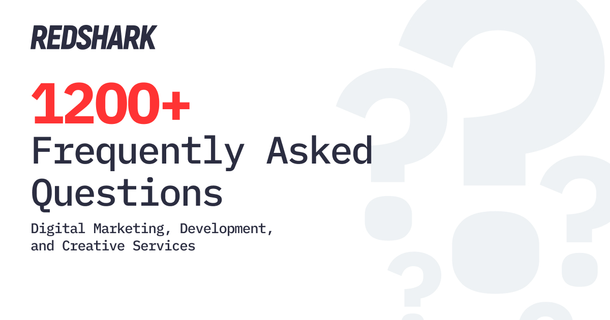 Digital Marketing Trend FAQs | Red Shark Digital