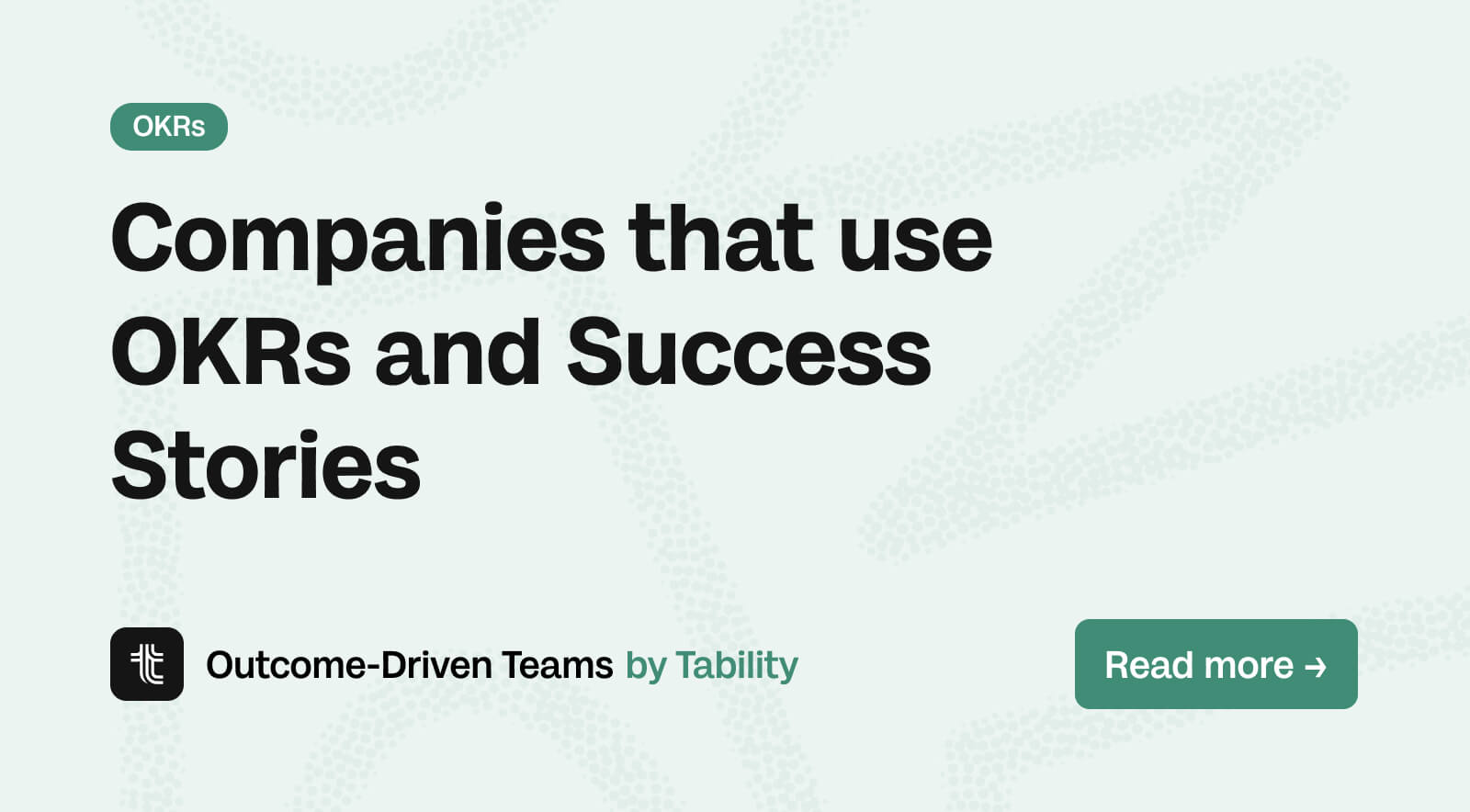 27 companies that use OKRs and success stories