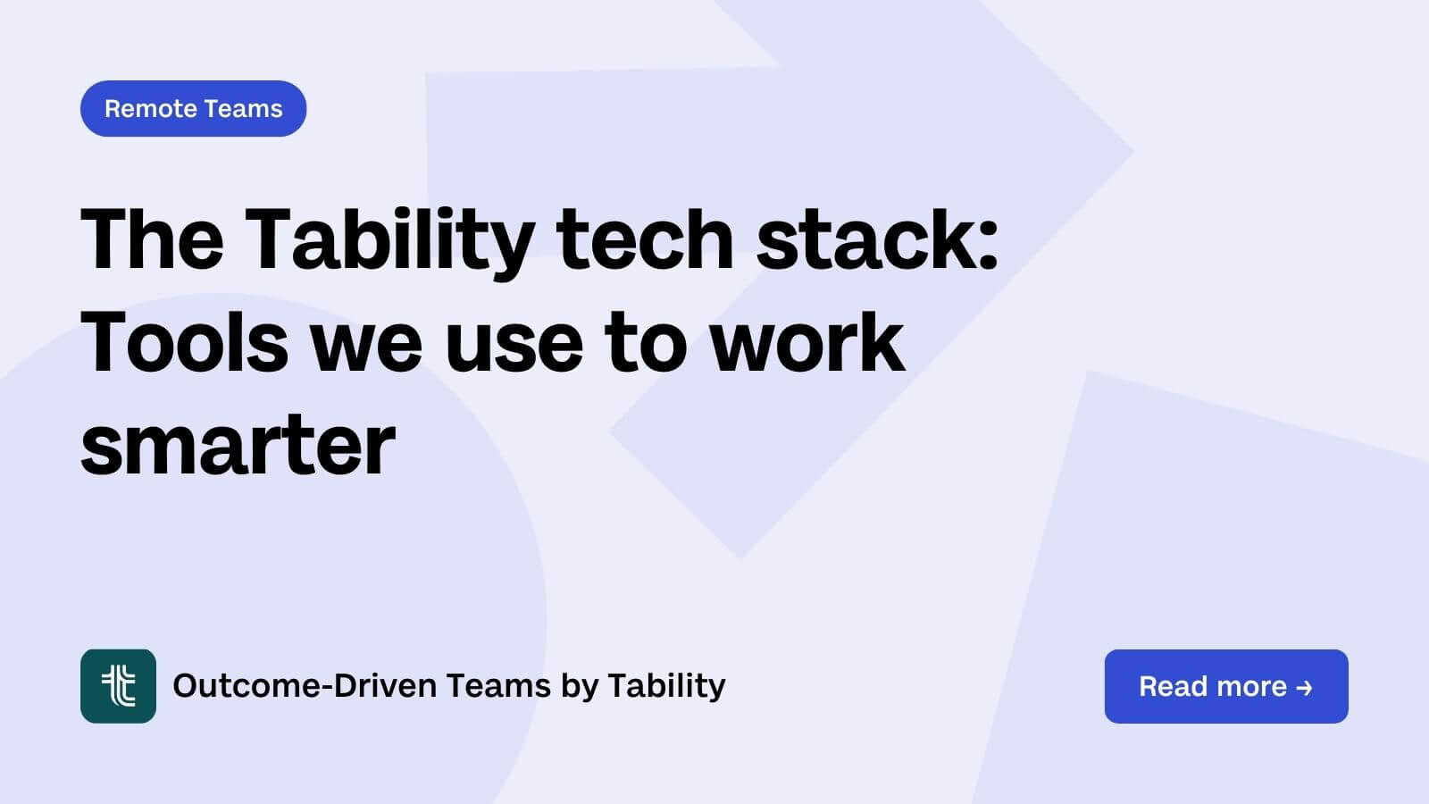 The Tability tech stack: Tools we use to work smarter