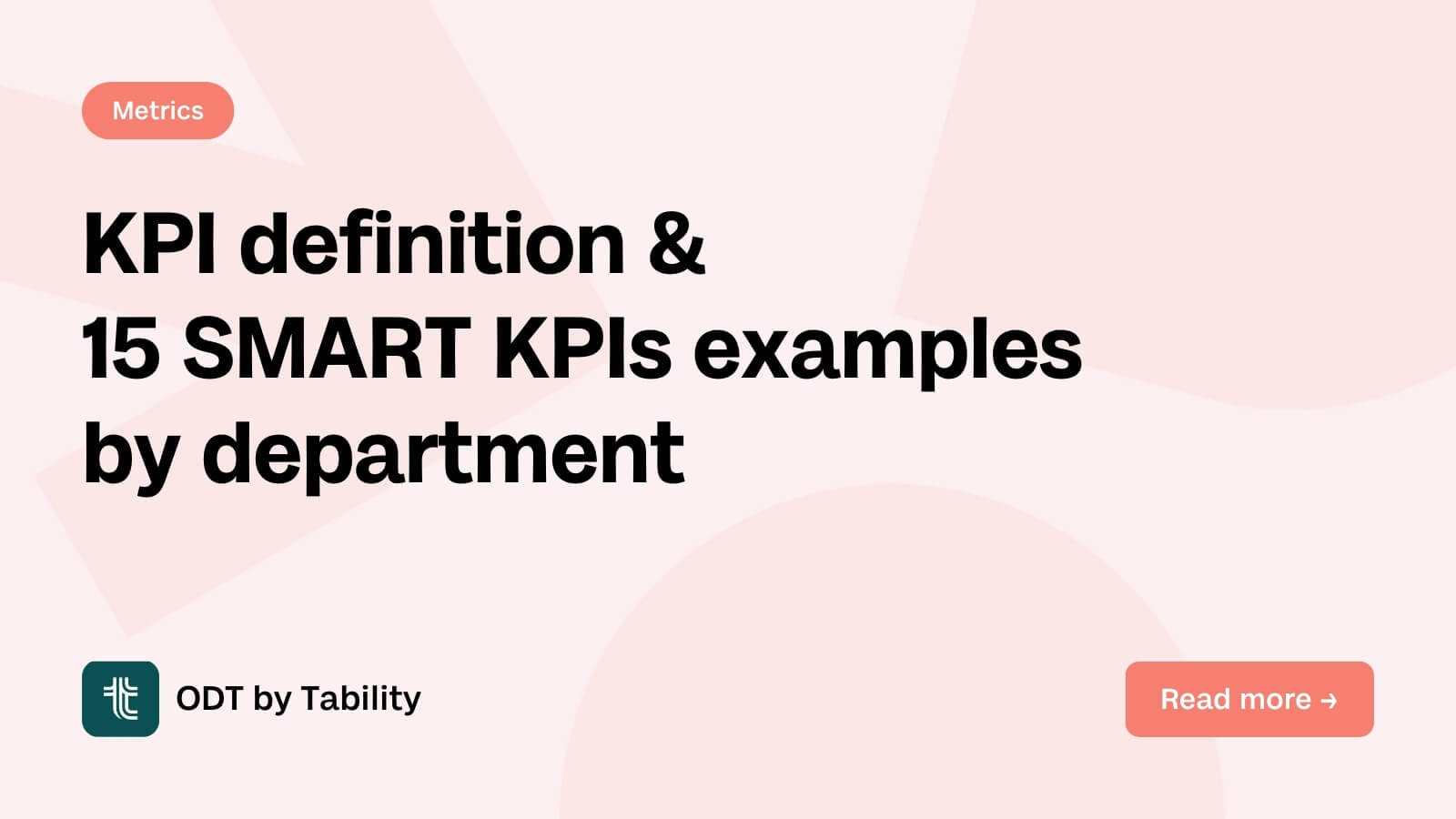 KPI definition + 15 SMART KPIs examples by department