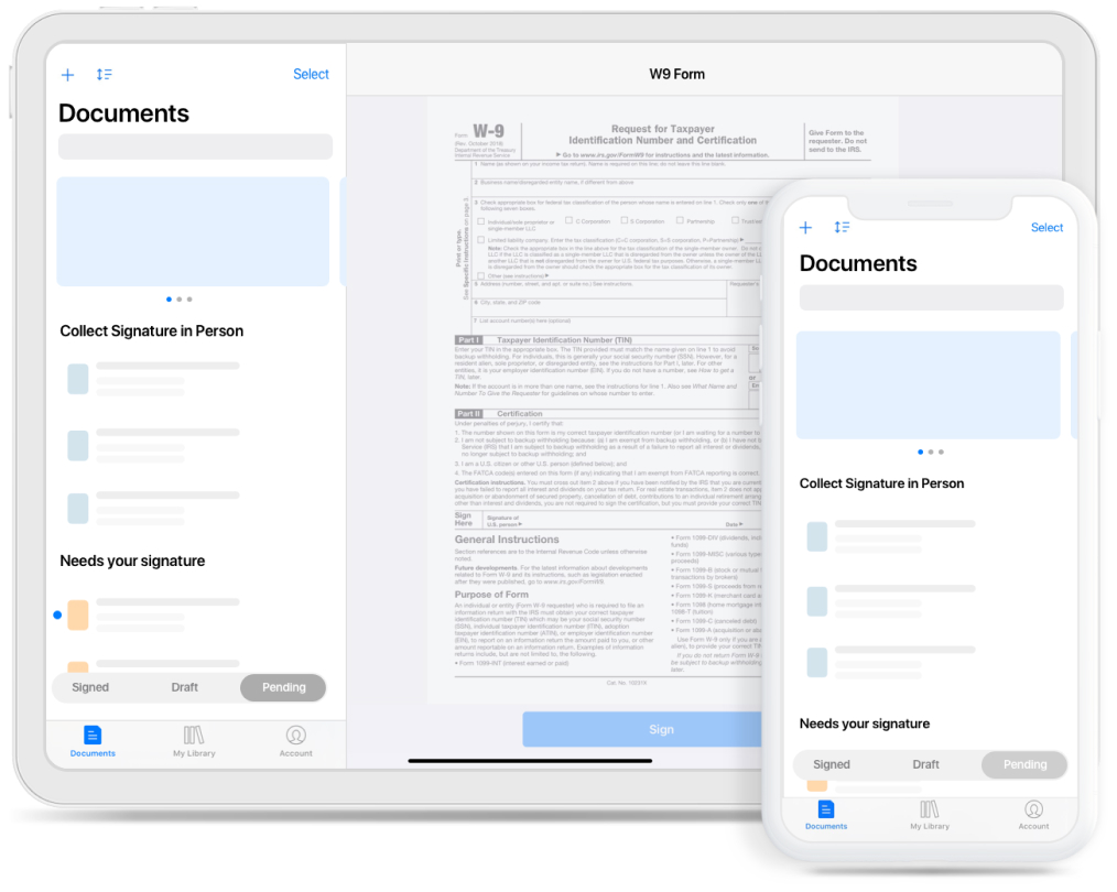 Signeasy eSignatures for Apple iOS | Signeasy