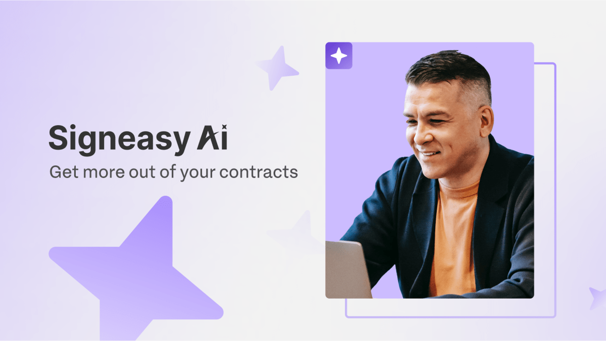 Signeasy AI contract workflow management | Signeasy