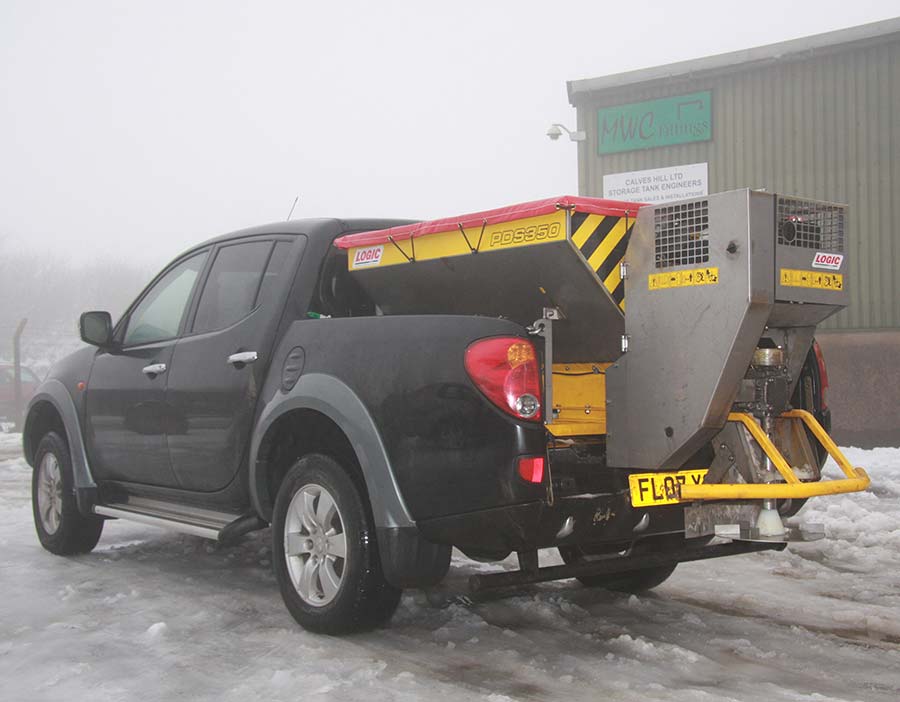 LOGIC | Deck Mounted Powered Salt Spreader PDS354D