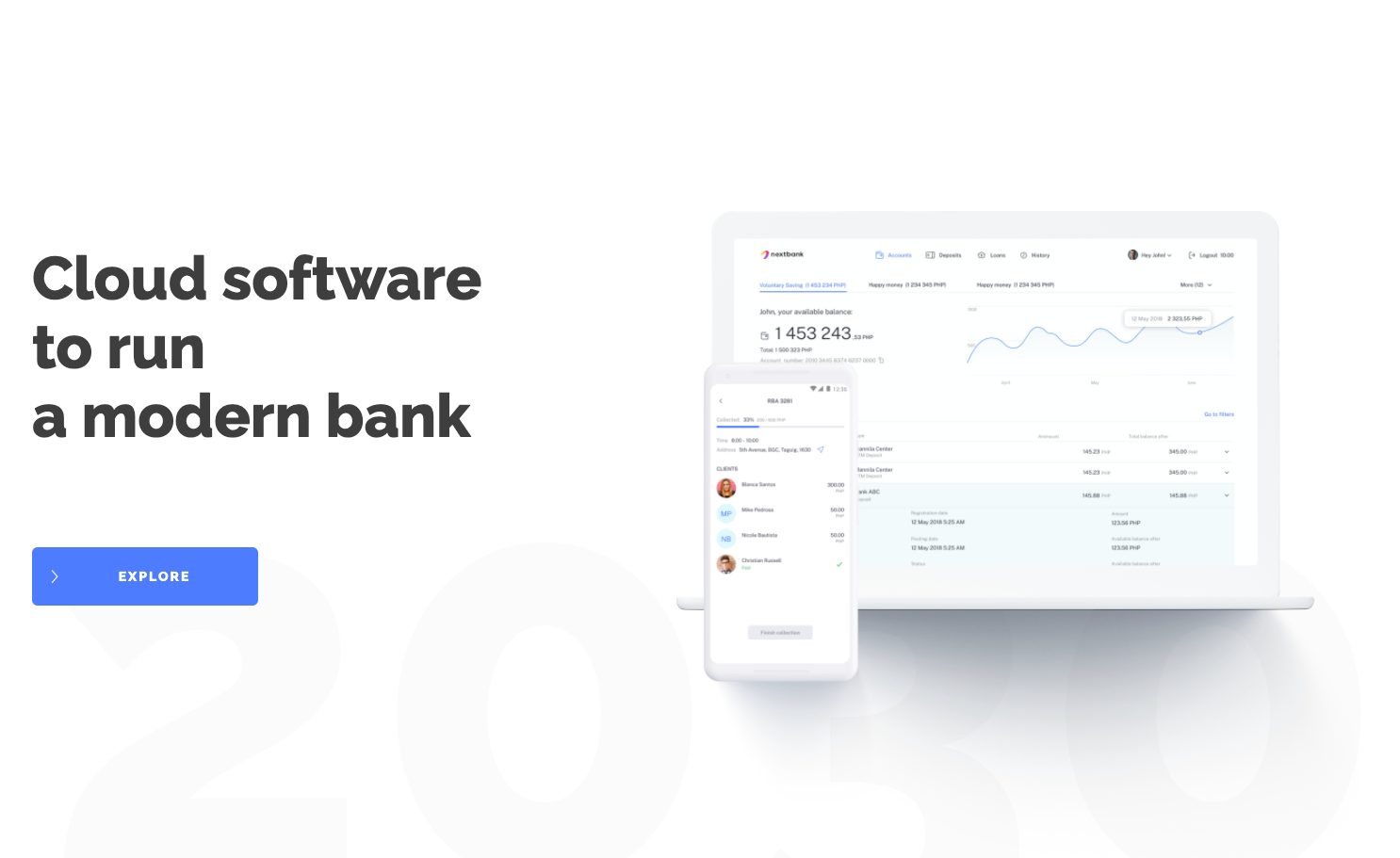 Nextbank - Cloud software to run a modern bank