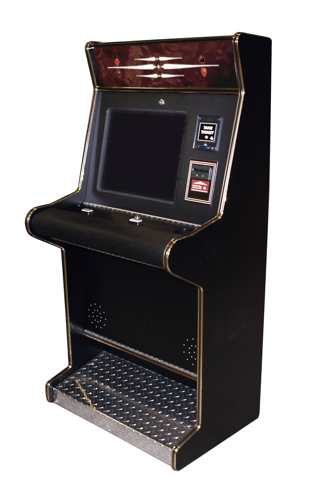 Deluxe Slimline Sitdown, Standard Screen Cabinet