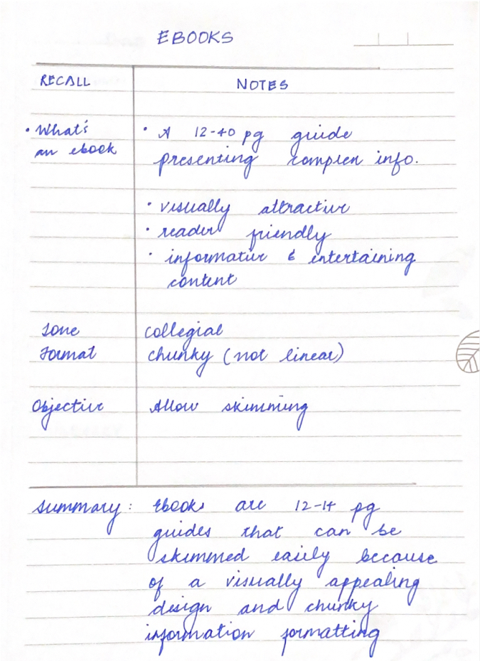 Take Smart Notes From A Textbook Note Taking Template 
