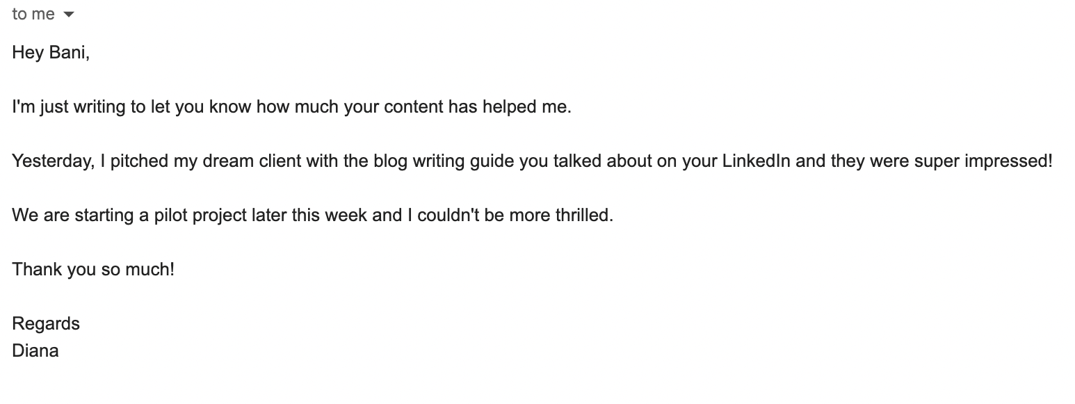 Write A Professional Thank You Email That Sounds Genuine Template