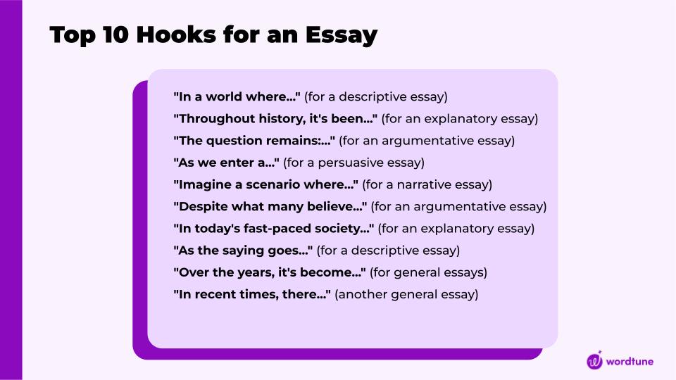 Essay Hook Examples That Grab Attention Formula For Better Grades 
