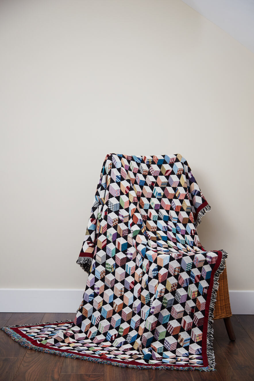 Cubism Throw Blanket I Gift For The Modern Home