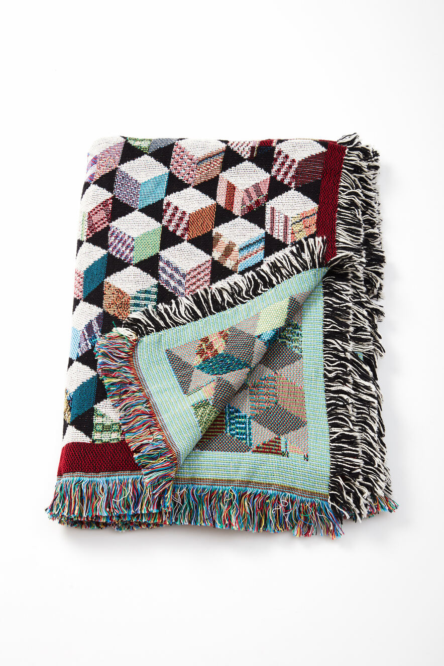Cubism Throw Blanket I Gift For The Modern Home