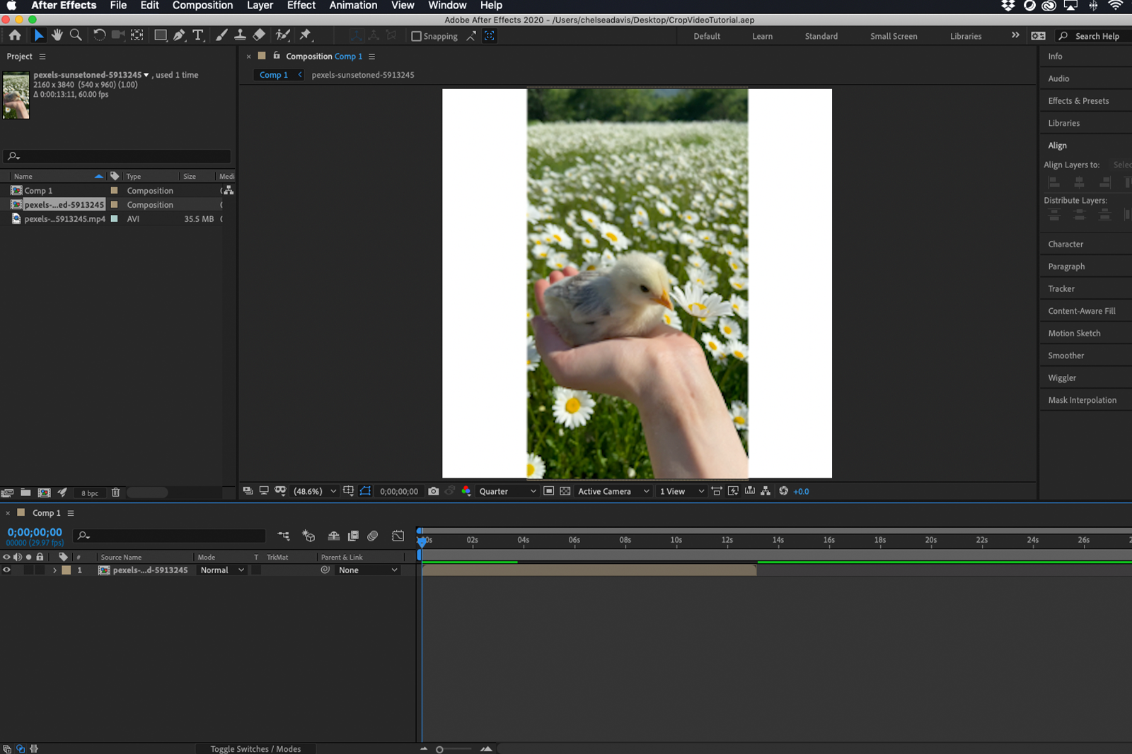 How To Crop Video In After Effects RSD News