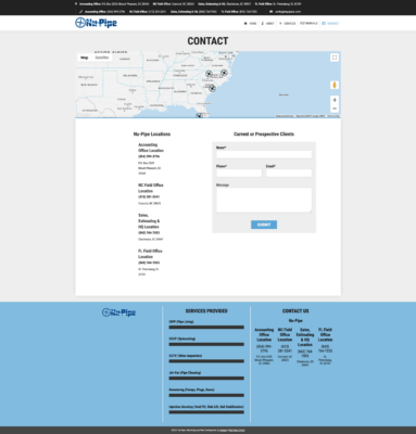 Nu-Pipe, New Site! Webflow Website Redesign | RSD News