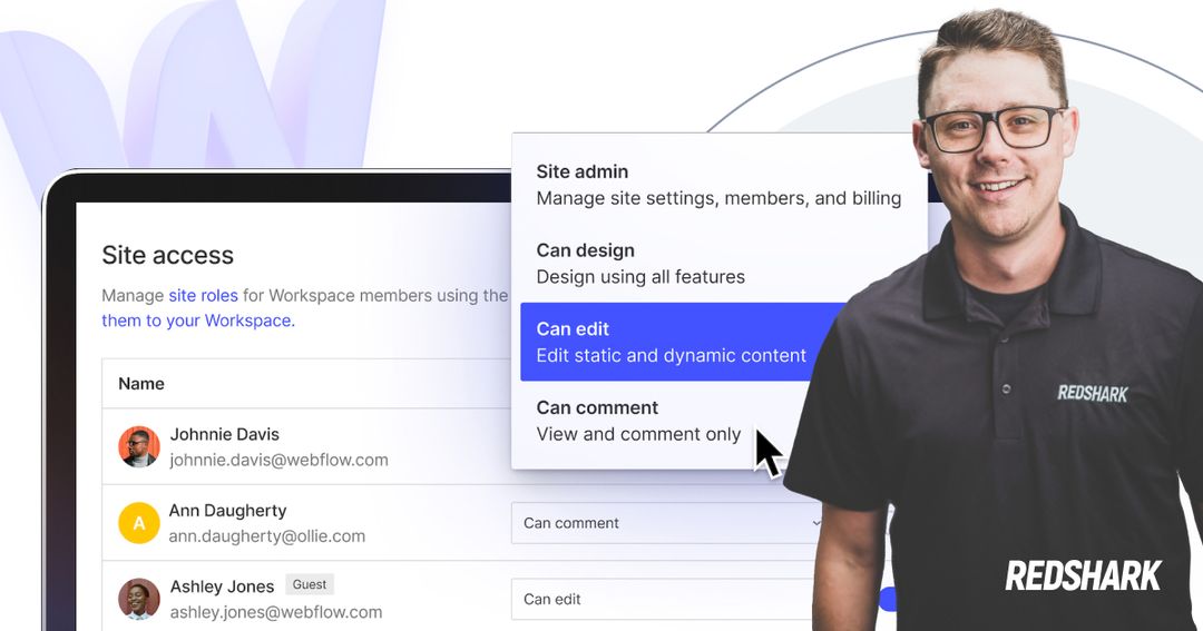 New Webflow Editor Roles Now More Powerful | RSD News