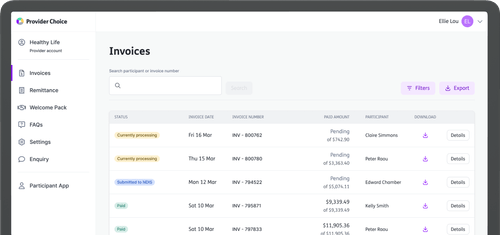Providers | Provider Choice NDIS Marketplace
