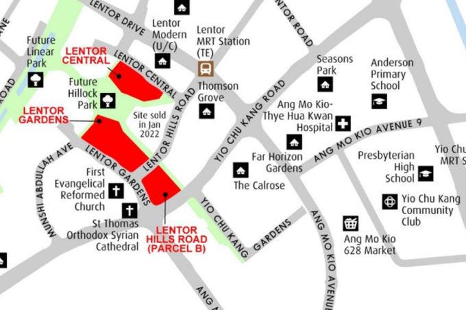 Lentor Hill Estate Land Parcels Launched For Sale, Could Draw Bids In S ...