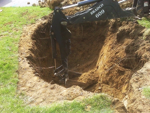 earth stone and water - Dry Well