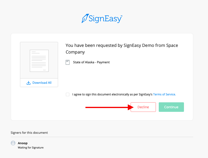 Get to Know the Request Signature Feature | Signeasy