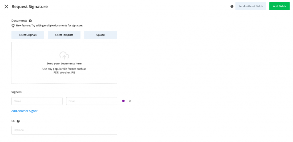 Get to Know the Request Signature Feature | Signeasy