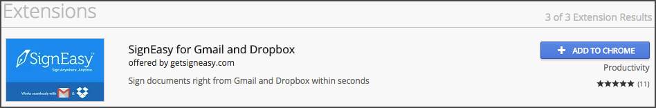 Meet Signeasy for Dropbox