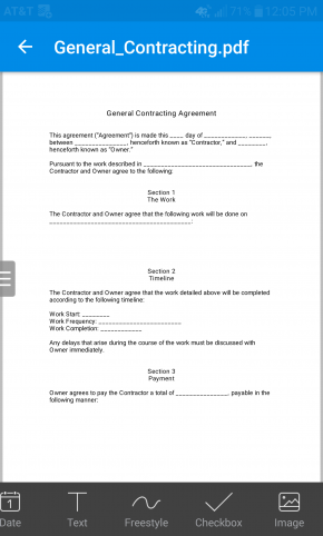 Create an Electronic Signature on Your Android | Signeasy