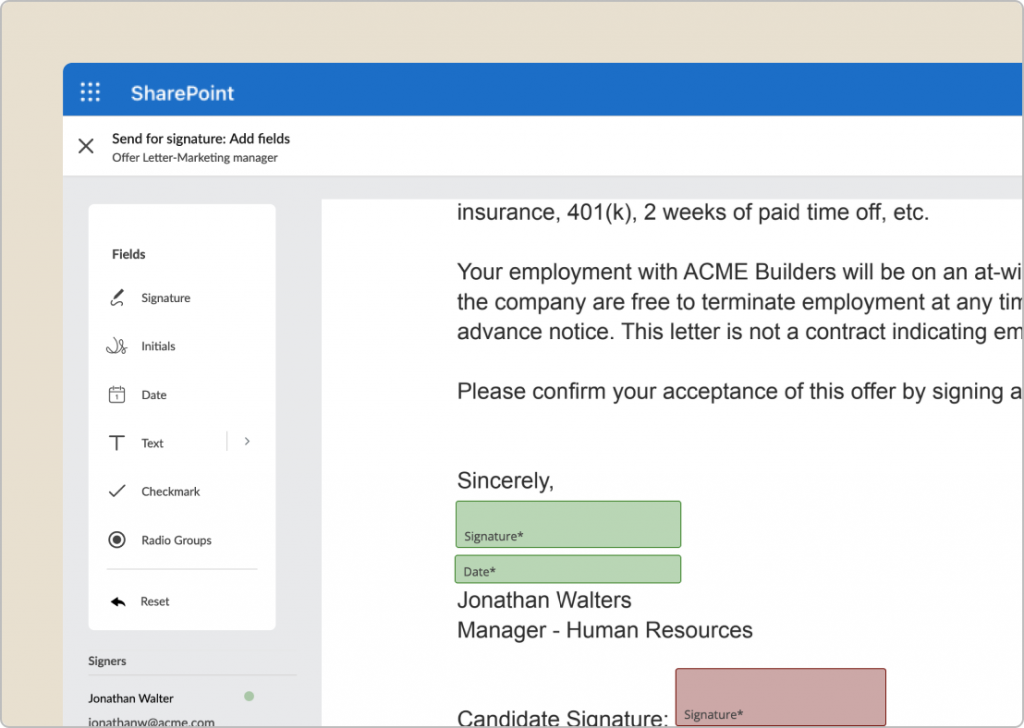 Introducing Signeasy for Microsoft SharePoint integration | Signeasy
