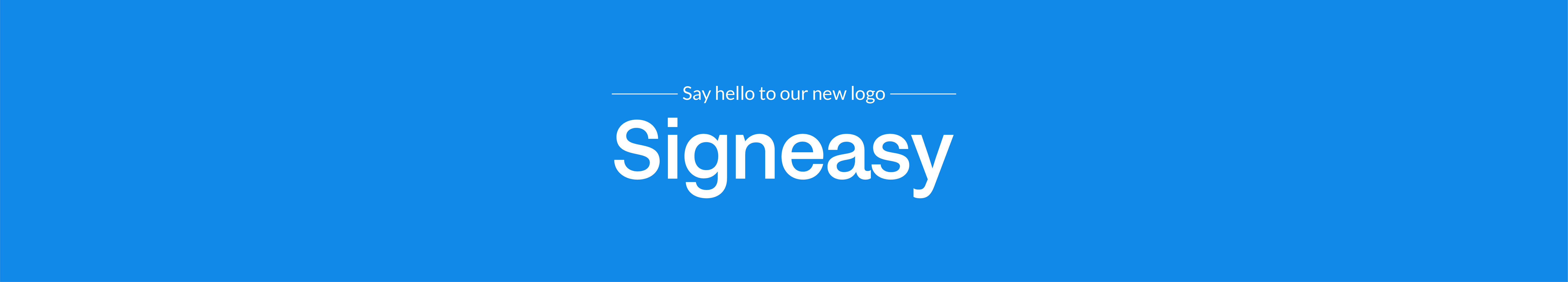 Say hello to our new logo | Signeasy