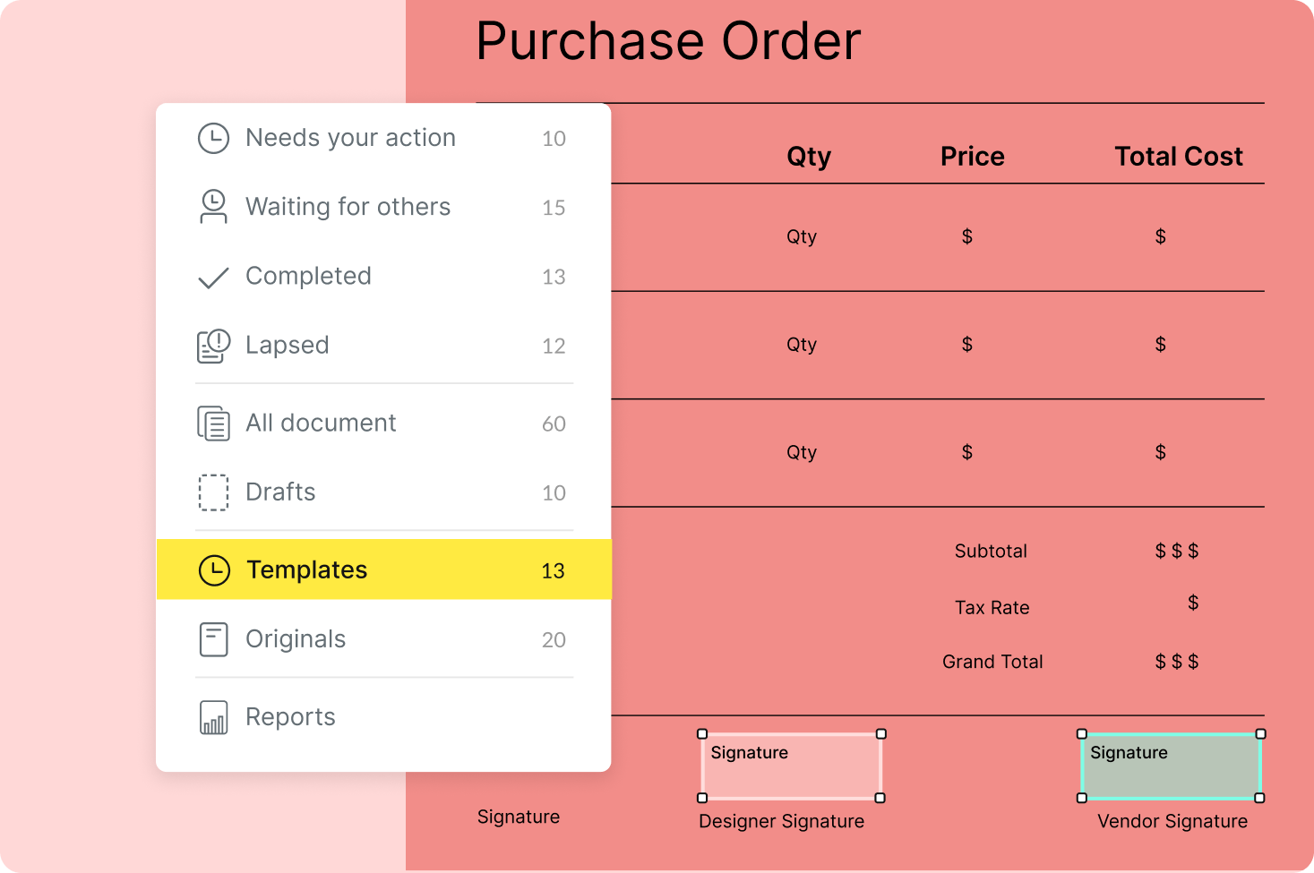 eSignature and Contract Management for Construction | Signeasy