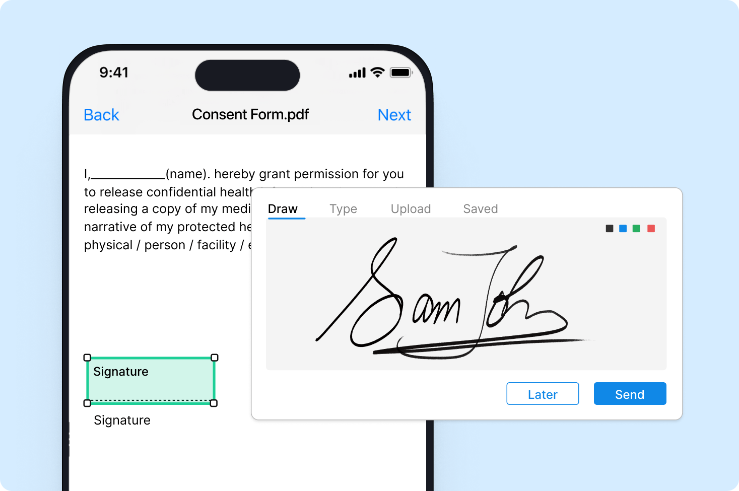 eSignature and Contract Management for Healthcare | Signeasy