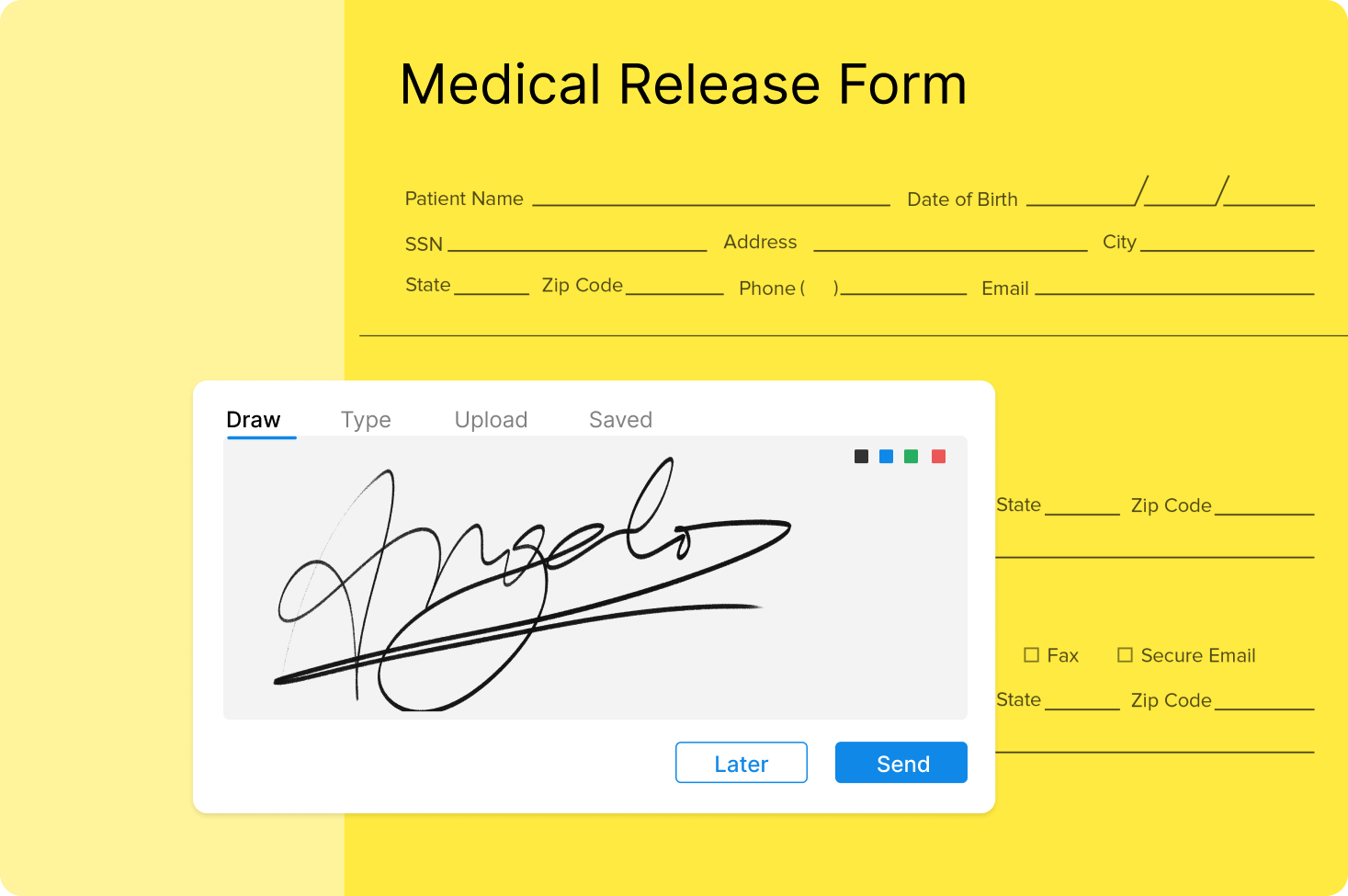 eSignature and Contract Management for Healthcare | Signeasy