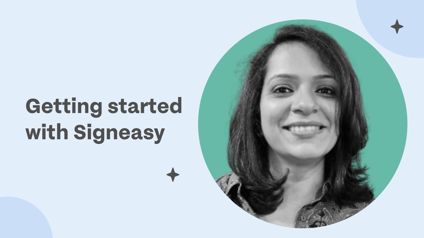 Interactive demo | Getting Started with Signeasy