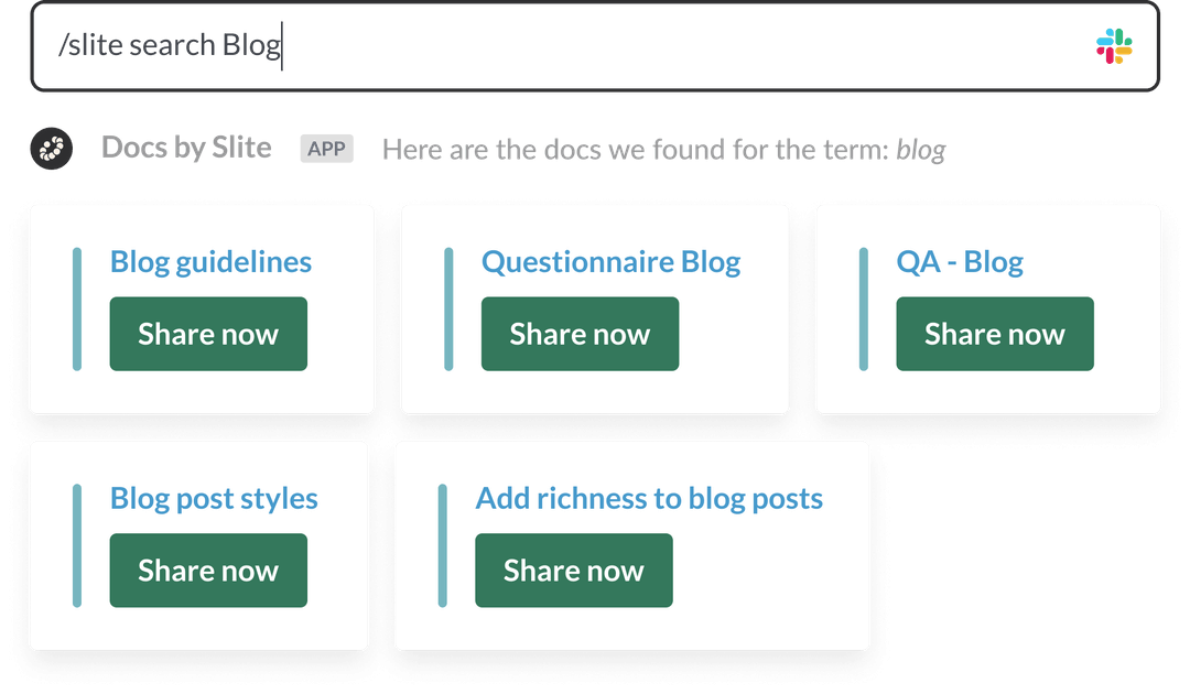 Your team's knowledge base | Slite.com