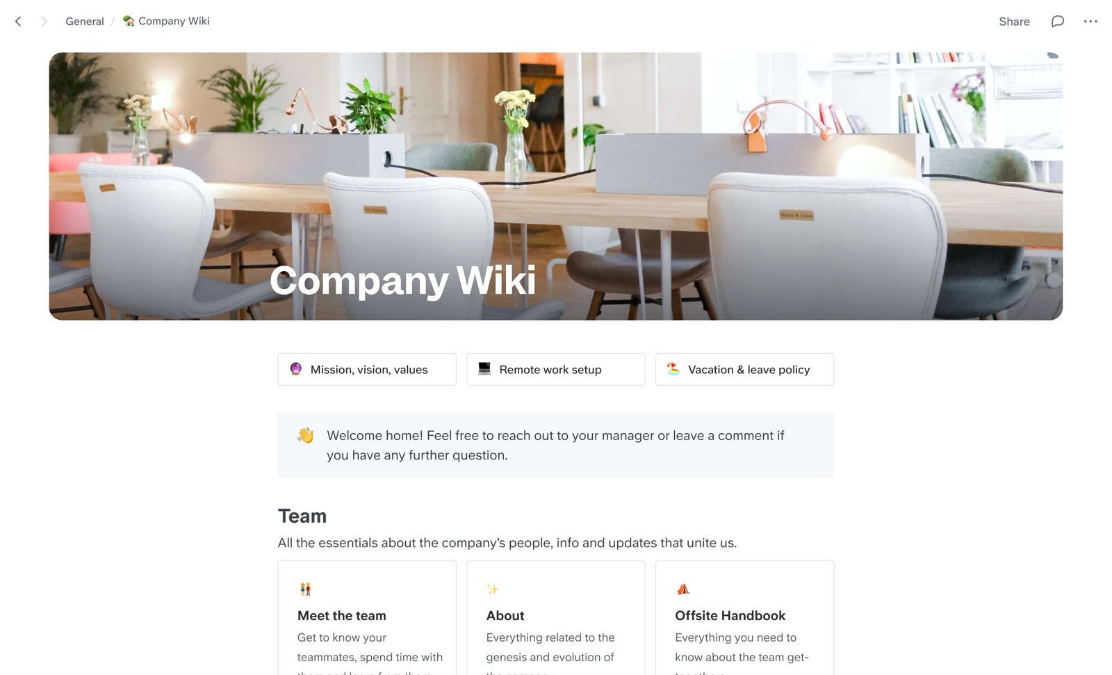 Slite - The workspace for remote teams
