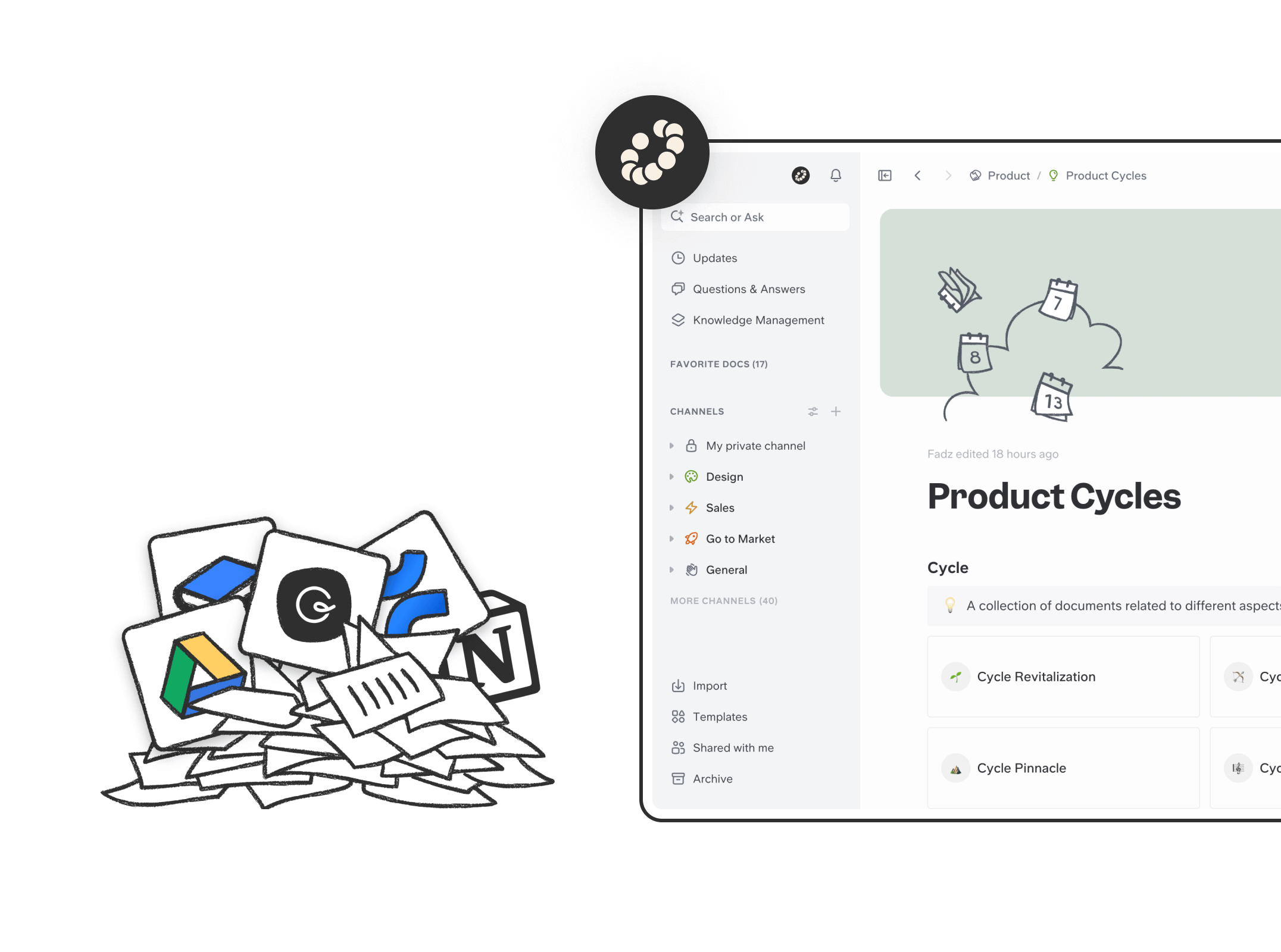 Slite - the best Guru alternative for all types of company knowledge.