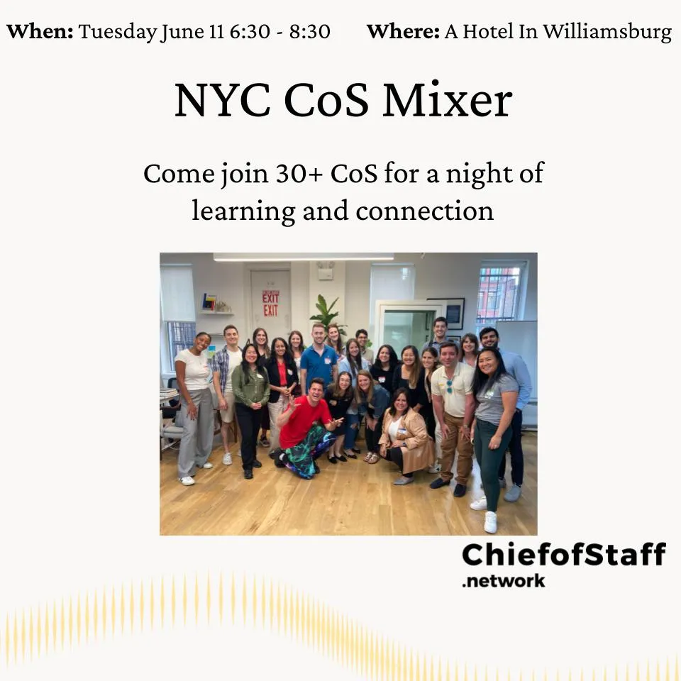 Events | Chief of Staff Network