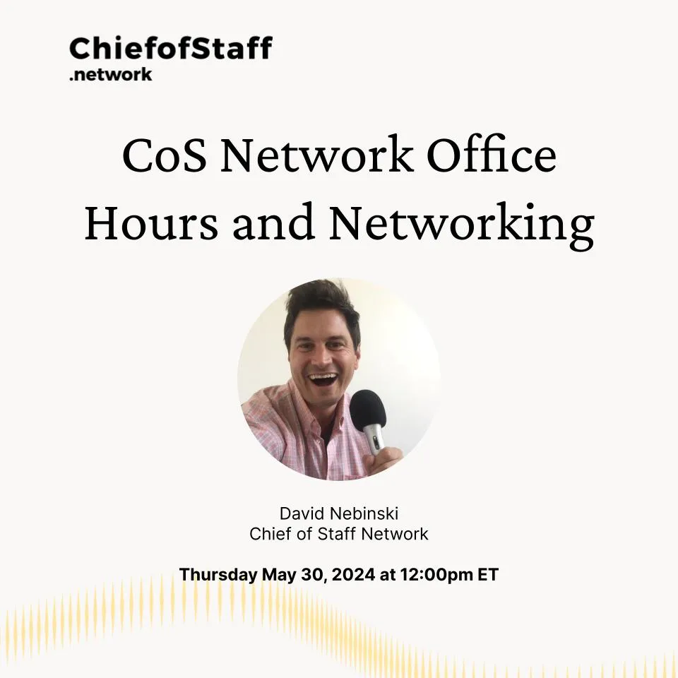 Chief of Staff Leveling Framework