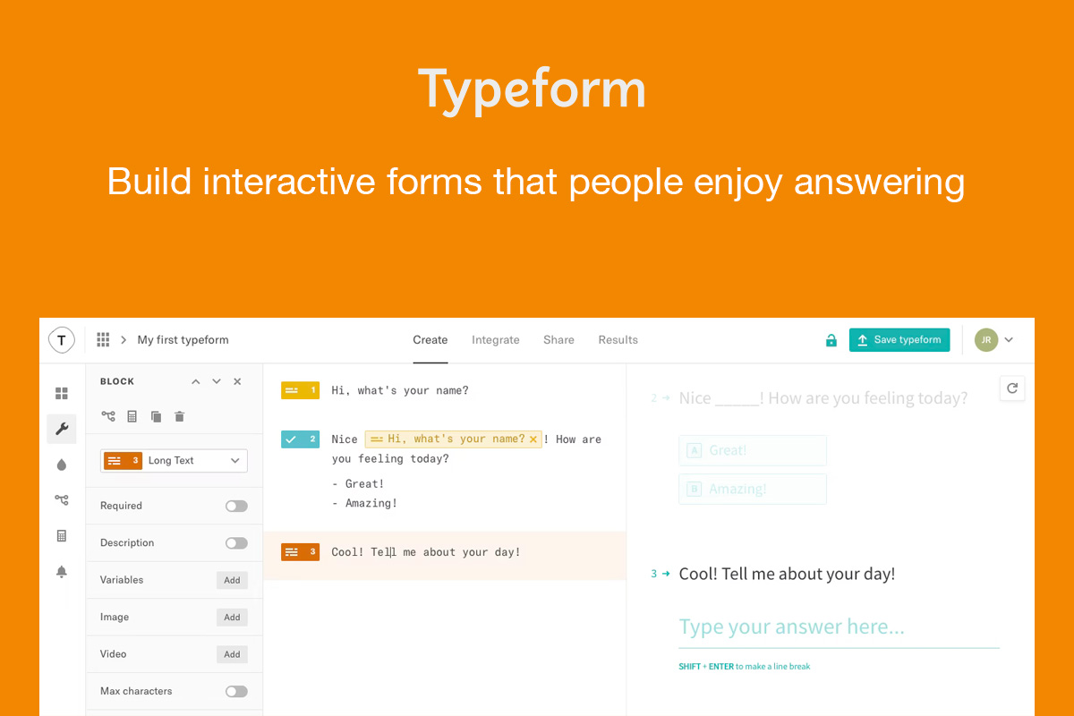 Typeform - tools for freelancers, entrepreneurs and marketing teams ...
