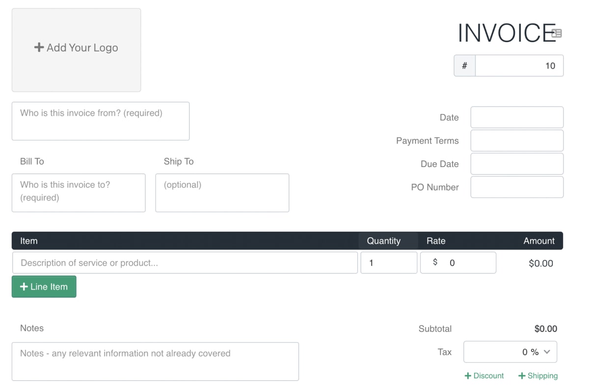 Invoice Generator - tools for freelancers, entrepreneurs and marketing ...