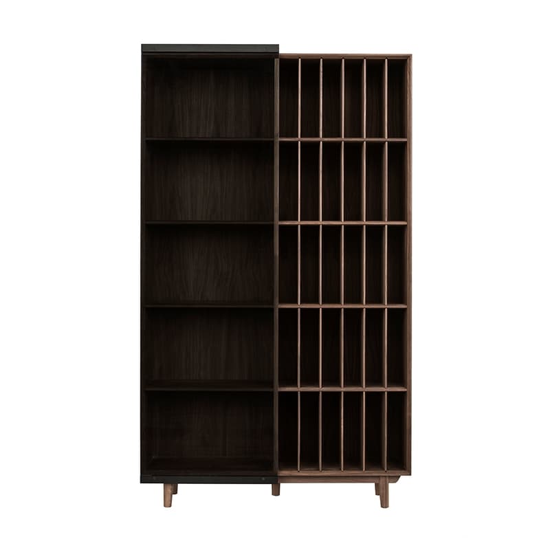 Black Walnut Infinity Bookcase | Living in Design
