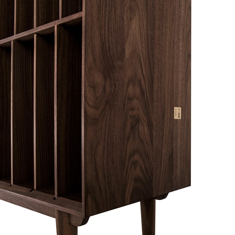 Black Walnut Infinity Bookcase | Living in Design