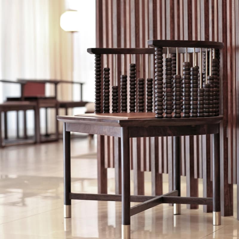 Ebony Abacus Chair | Living in Design