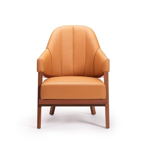 Everyday Zen Easy Leather Chair | Living in Design
