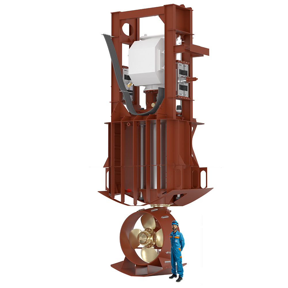 Retractable Azimuth Thruster - Shock qualified design