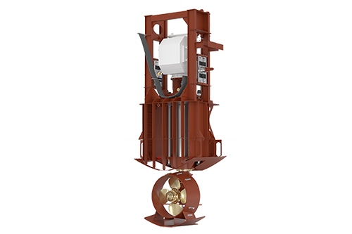 Retractable Azimuth Thruster - Shock qualified design