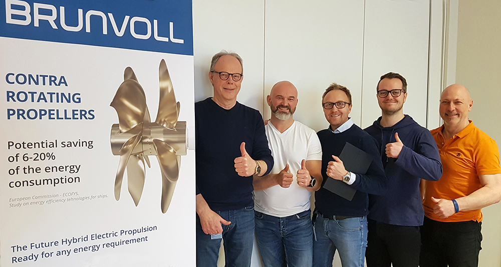 Brunvoll Contra Rotating Propeller System