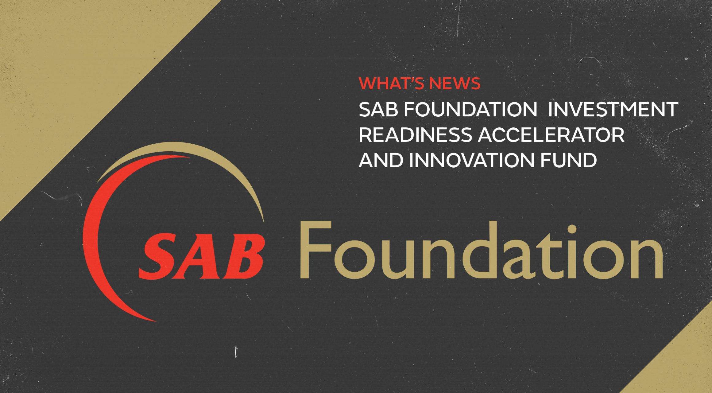 Whats News – SAB Foundation Investment Readiness Accelerator and ...